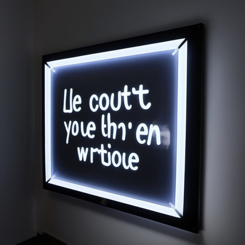 LED Writing Board - BIG SCREEN SOLUTIONS