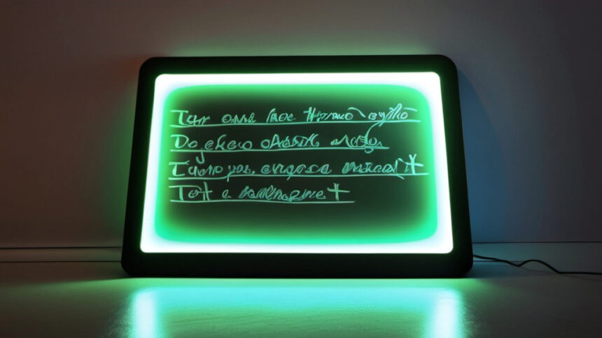 LED Writing Board - BIG SCREEN SOLUTIONS